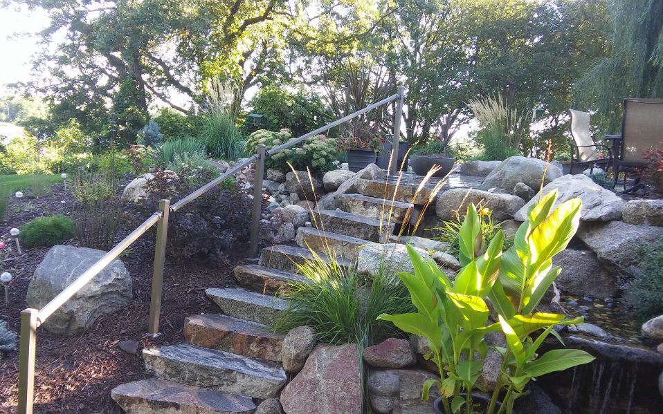 Fieldstone Boulder Steps - RealStone